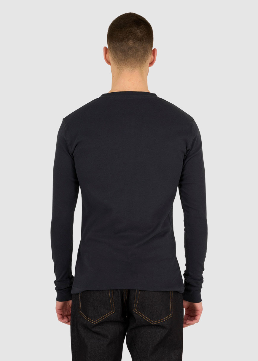 Knowledge Cotton Apparel Cedar LS Henley bei greenality
